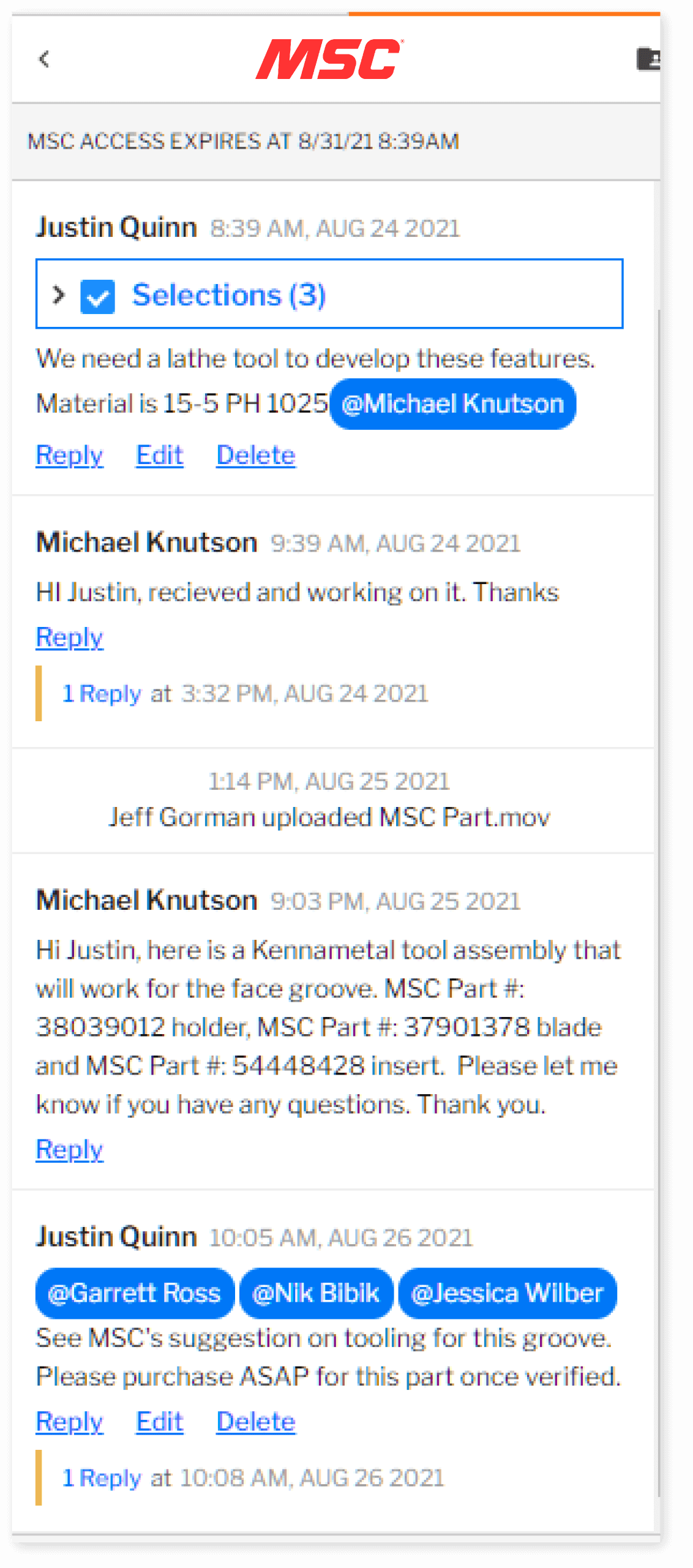 Machine Shop Uses MSC’s TechMate® Application | Paperless Parts