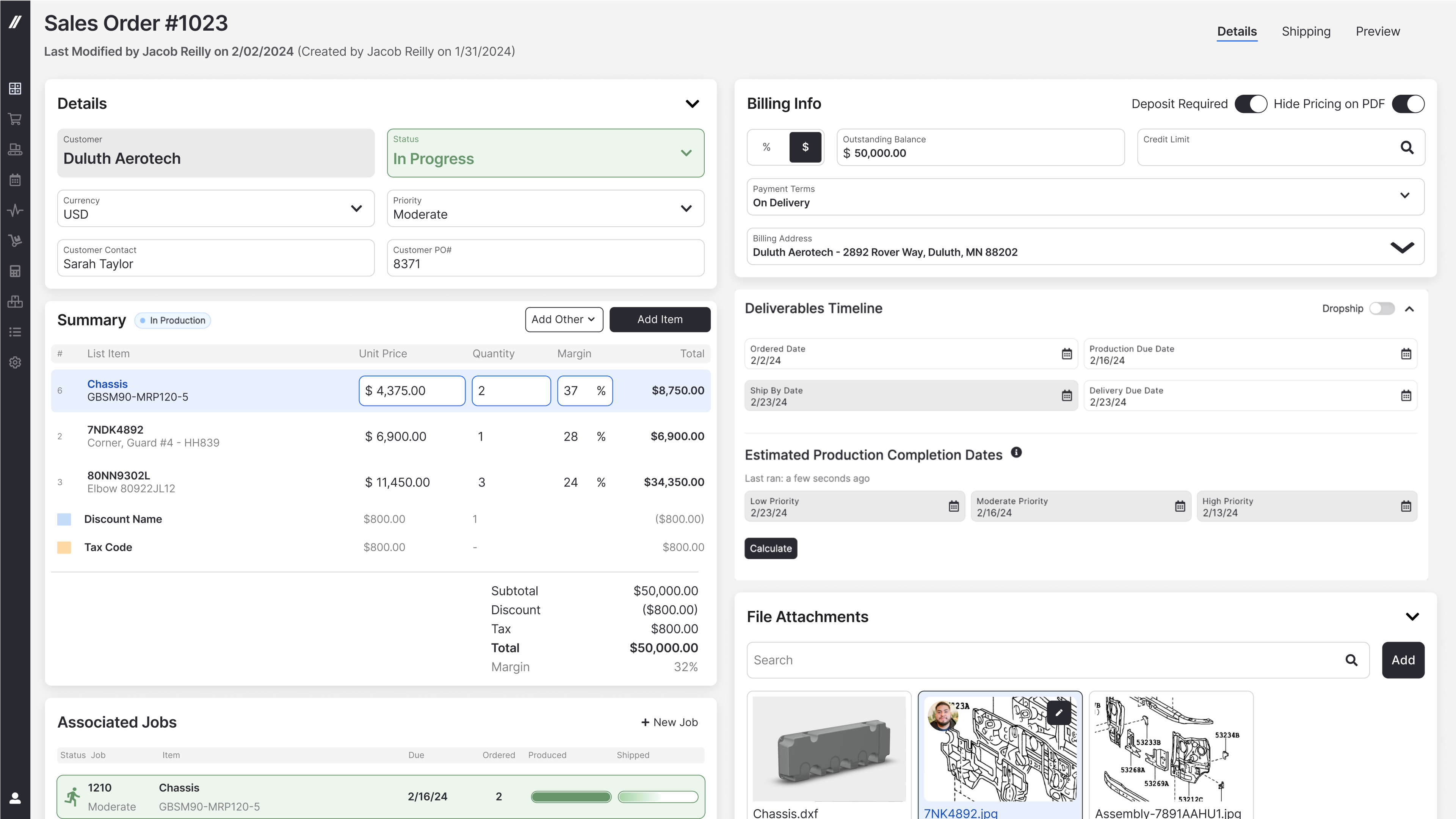 Fulcrum Integration | Paperless Parts