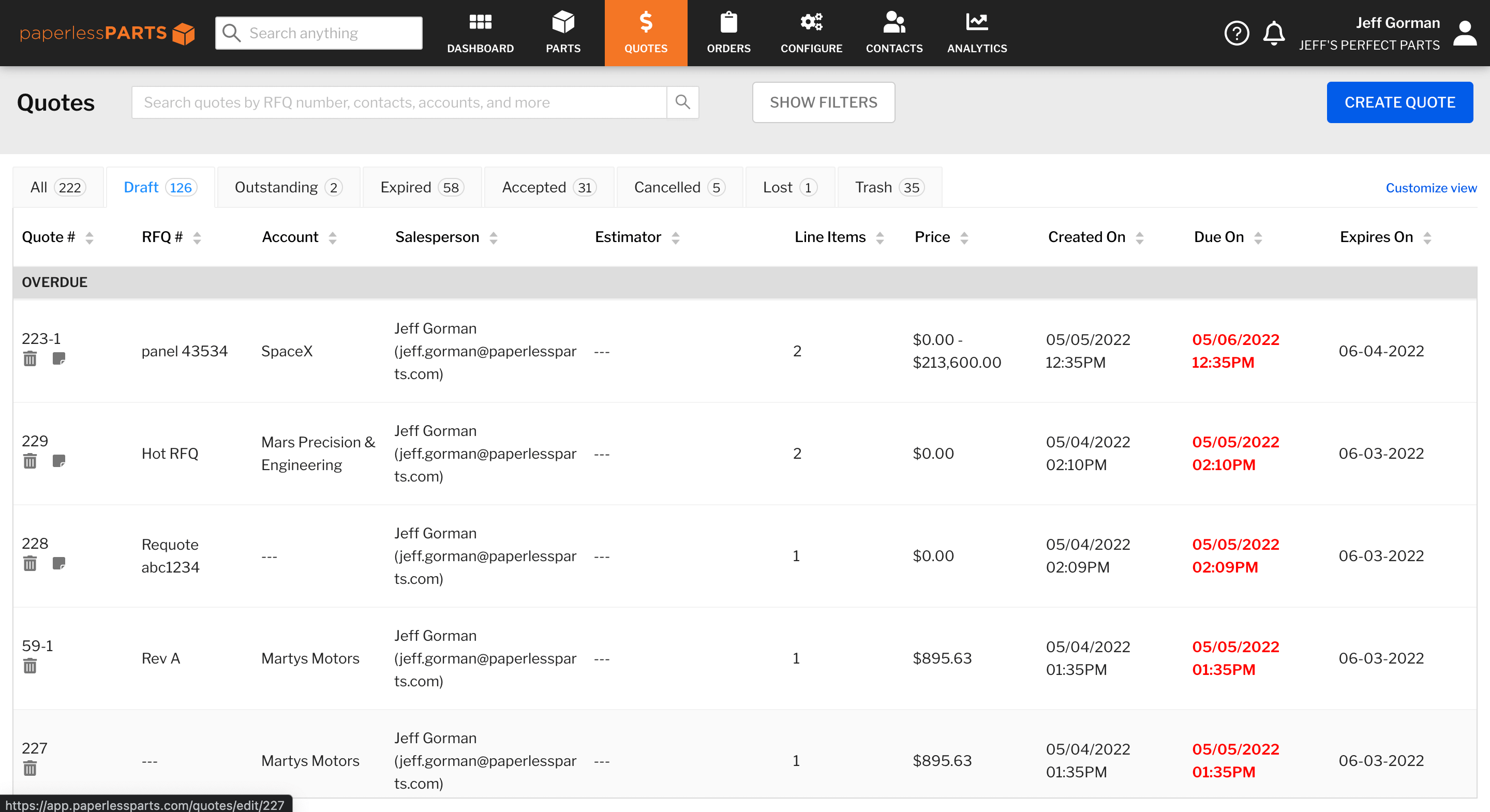 Manufacturing Software for Job Shops | Paperless Parts