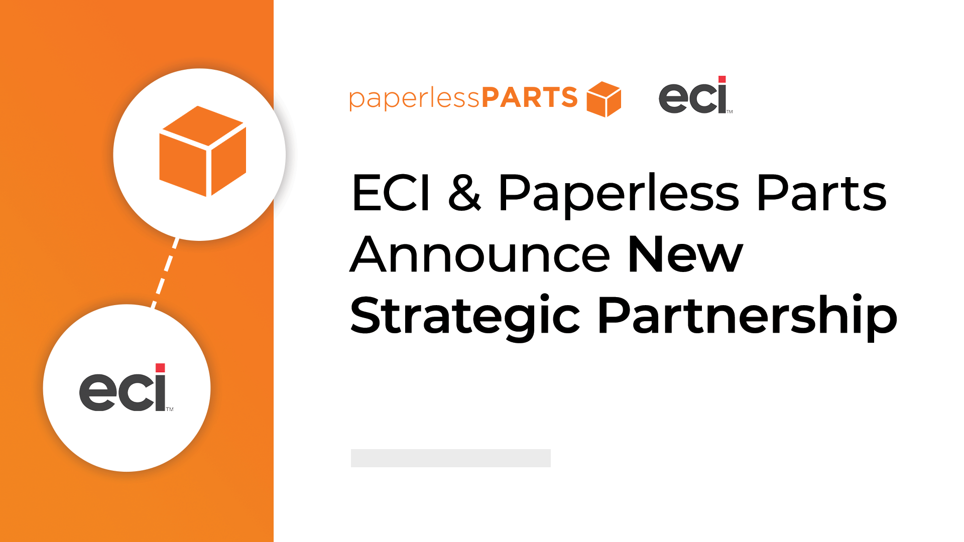 Paperless Parts & ECI Announce Strategic Alliance