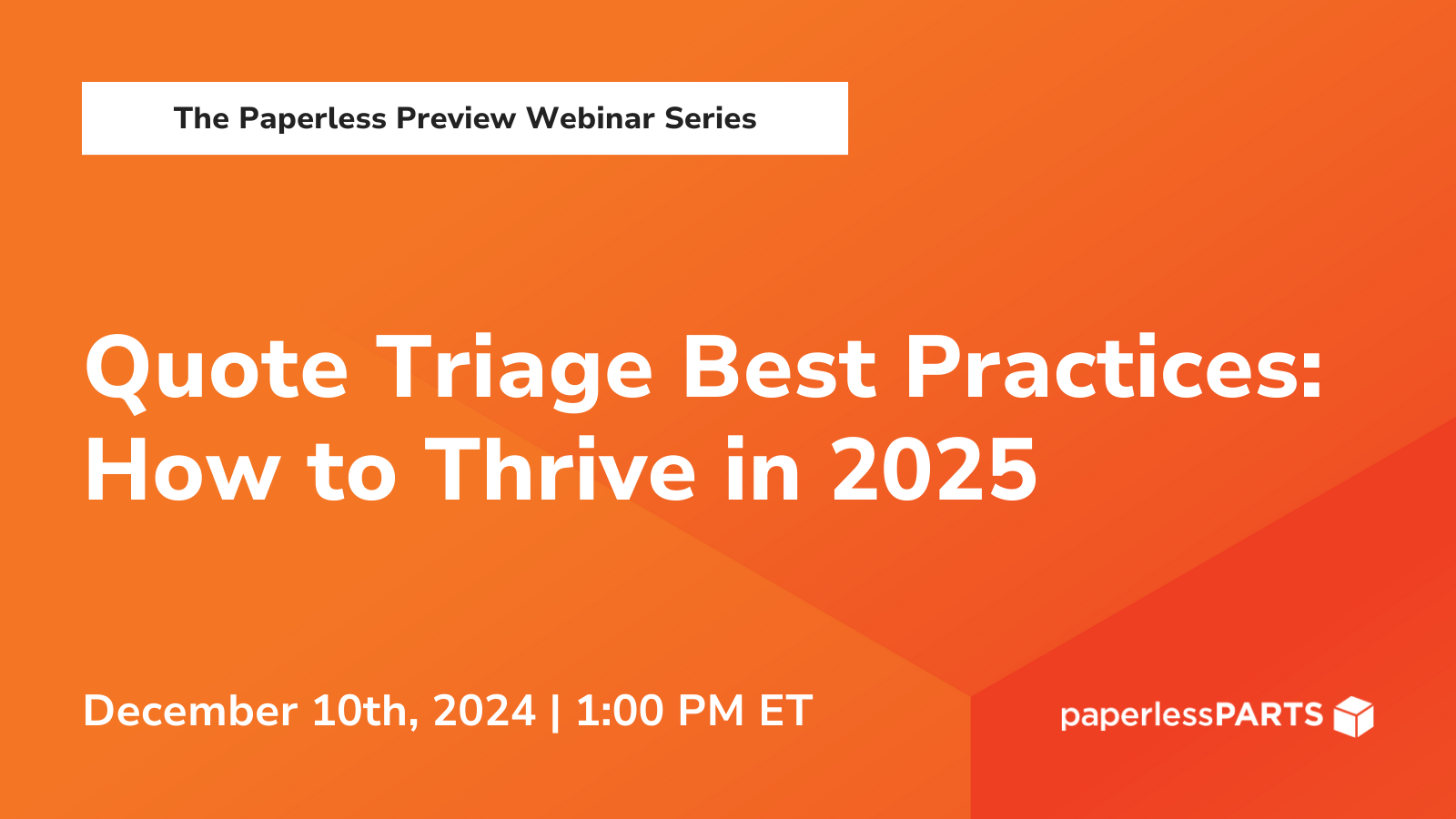 The Paperless Preview Registration – Quote Triage Best Practices: How ...